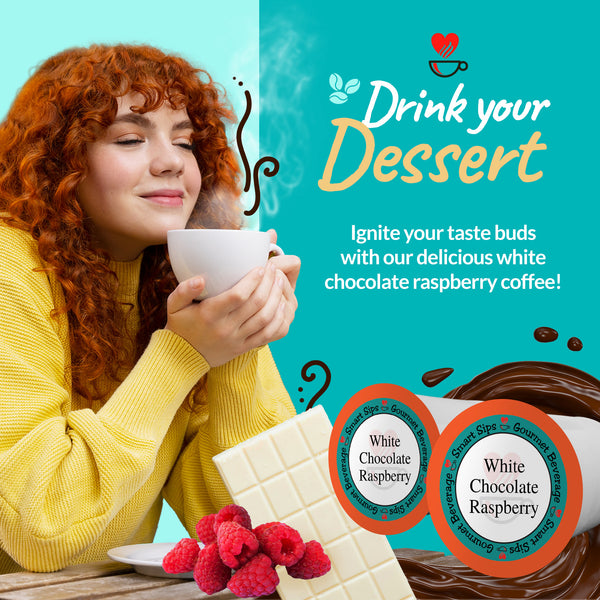 White Chocolate Raspberry Coffee | Gourmet Flavored K-Cup Compatible ...