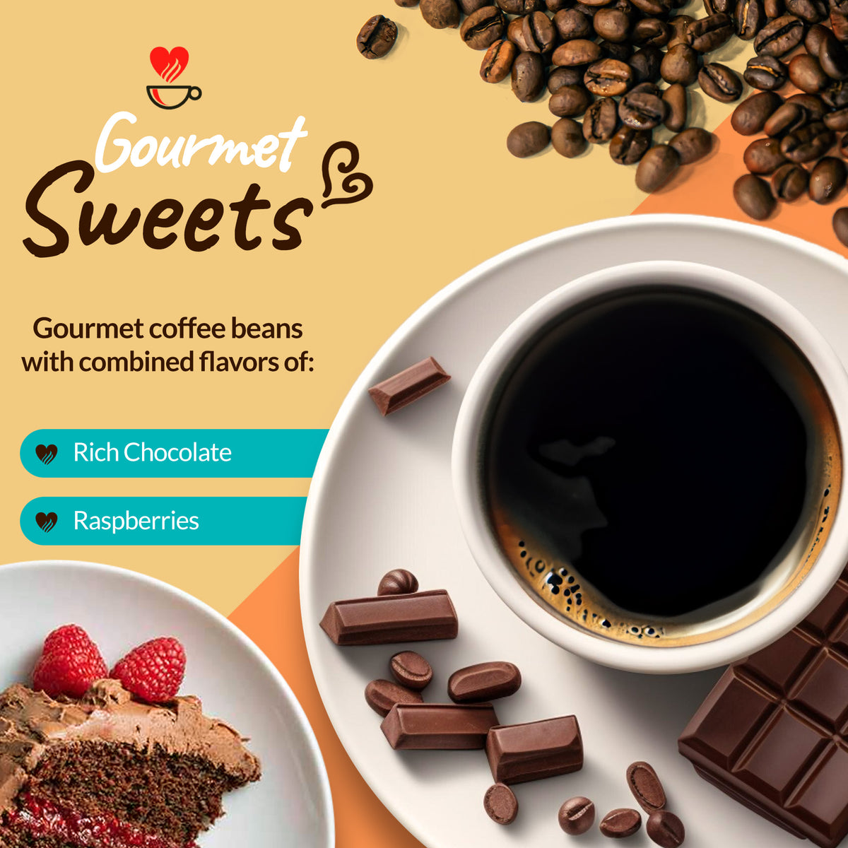 Chocolate Raspberry Coffee, Flavored Coffee Pods for Keurig K-cup Brew ...