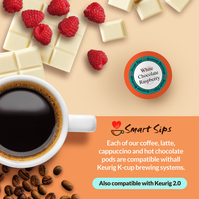 White Chocolate Raspberry Coffee | Gourmet Flavored K-Cup Compatible ...