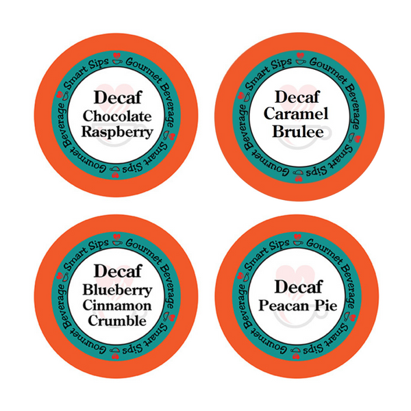 Decaf Coffee Variety Sampler Pack - Decaf Blueberry Cinnamon Crumble ...