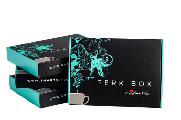 PERK BOX- Sample Exciting New Flavors. Coffee Subscription Box – Smart ...